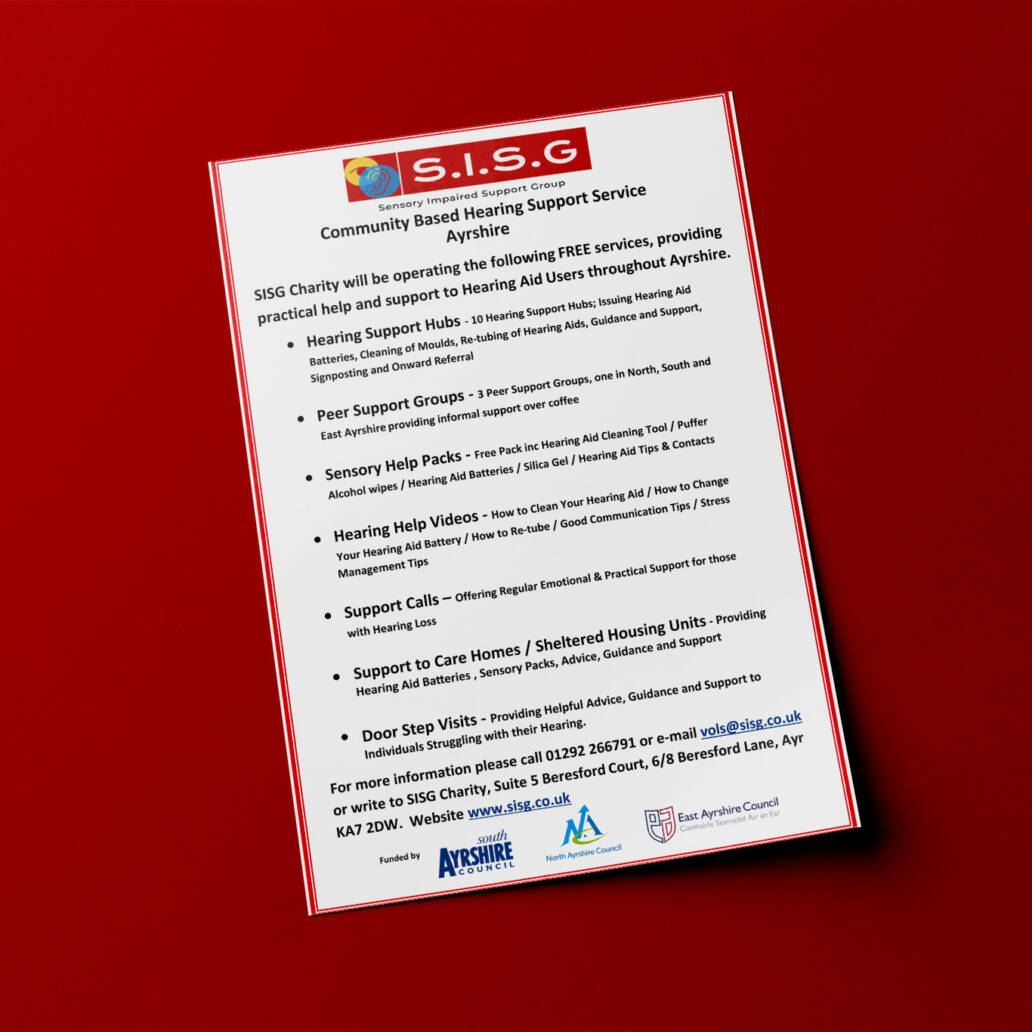 Our Leaflets - Sensory Impaired support Group